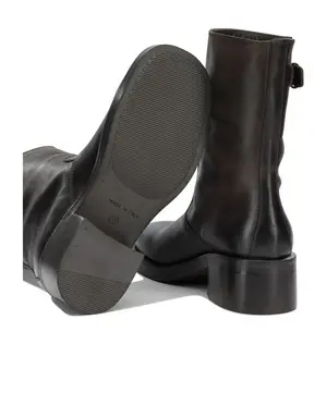 STRATEGIA Round-toe Ankle Boots