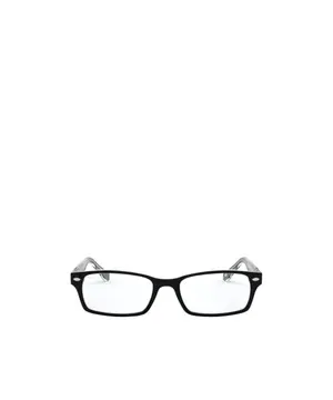 Ray-ban Geometric Frame Plain Glasses - Black