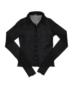 ANN DEMEULEMEESTER Slim-fit Wool Shirt