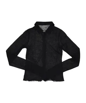 ANN DEMEULEMEESTER Slim-fit Wool Shirt