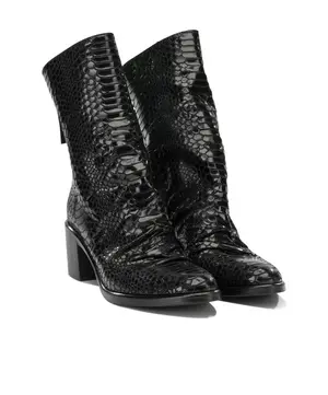 STRATEGIA Round-toe Ankle Boots