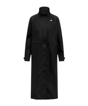K-WAY Barbrein Drawstring Coat - Black
