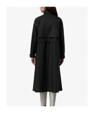 K-WAY Barbrein Drawstring Coat - Black