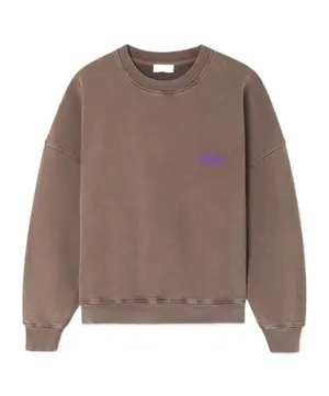 American Vintage Plizzy Logo Sweatshirt - Brown