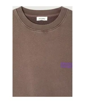 American Vintage Plizzy Logo Sweatshirt - Brown