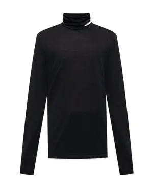 JIL SANDER Long-sleeved Logo-printed Jumper