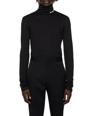 JIL SANDER Long-sleeved Logo-printed Jumper
