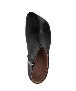 NICCOLO PASQUALETTI Obliqua Leather Ankle Boots