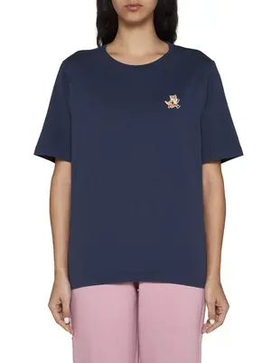 Maison Kitsuné Aison Kitsuné Speedy Fox Patch Crewneck T-shirt