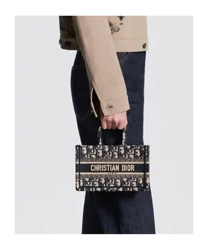 Dior Mini Book Tote With Strap