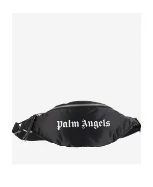 Palm Angels Logo Printed Zipped Belt Bag