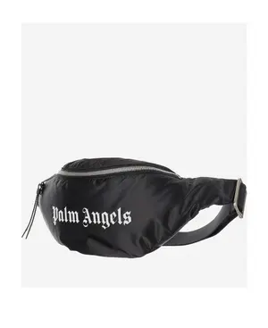 Palm Angels Logo Printed Zipped Belt Bag