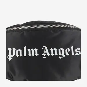 Palm Angels Logo Printed Zipped Belt Bag
