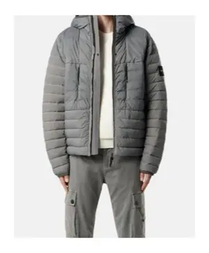 Stone Island Hooded Quilted Jacket