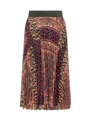 Ba&sh Olga Pleated Midi Skirt