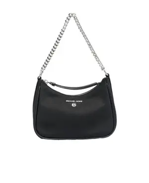 Michael Kors Small Gabardine Shoulder Bag - Black