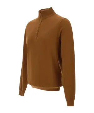 SUN 68 Everyday Half Zip Knitted Sweater