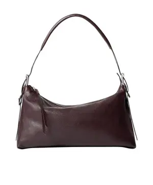 LEMAIRE Belted Leather Baguette Bag