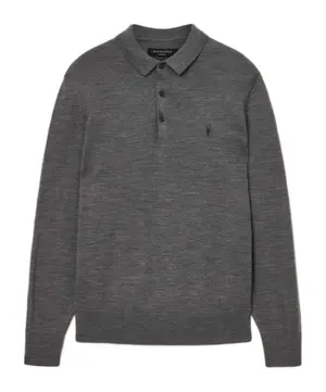 ALLSAINTS Long-sleeve Polo Shirt