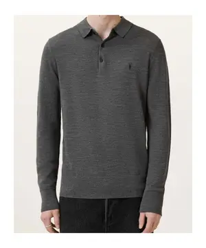 ALLSAINTS Long-sleeve Polo Shirt