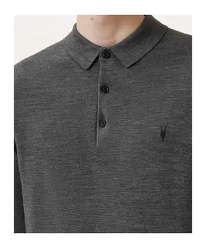 ALLSAINTS Long-sleeve Polo Shirt