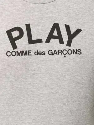Play Comme Des Garcon Logo-print Heart-print T-shirt