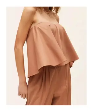 TWINSET Bustier Top With Pleated Details
