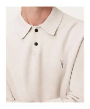 ALLSAINTS Knitted Polo Shirt