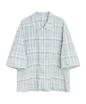 SUNFLOWER Plaid Shirt - Blue