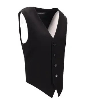 ANN DEMEULEMEESTER V-neck Buttoned Waistcoat