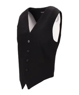 ANN DEMEULEMEESTER V-neck Buttoned Waistcoat