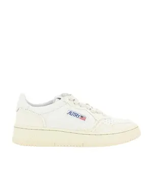 AUTRY Medalist Lace-up Sneakers - White