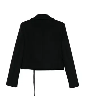 ANN DEMEULEMEESTER Double-breasted Strap Jacket