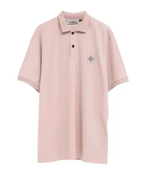 Stone Island Short-sleeved Polo Shirt - Pink