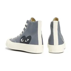 Comme Des Garçons Round Toe Sneakers