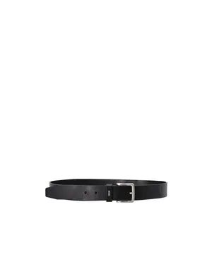 Hugo Boss Leather Buckle Belt - Black