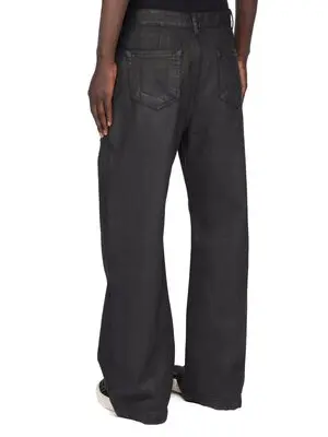 Rick Owens Buttoned Wide Leg Jeans