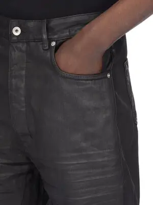 Rick Owens Buttoned Wide Leg Jeans