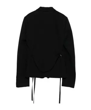 ANN DEMEULEMEESTER Single Breasted Jacket With Tie Details