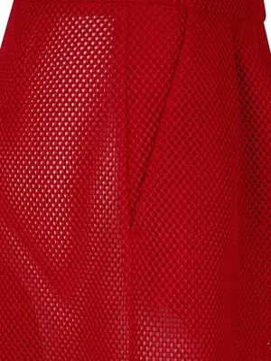 THE FRANKIE SHOP Marfa' Mesh Pleated Bermuda Shorts