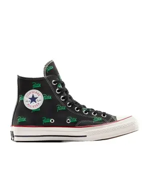 CONVERSE Round-head High-top Casual Shoes - Black