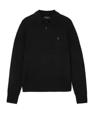ALLSAINTS Polo Knit Sweater - Black