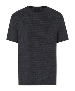 Giorgio Armani Crewneck T-shirt - Black