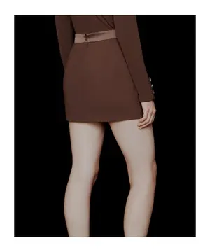 Marella Envers Satin Mini Skirt