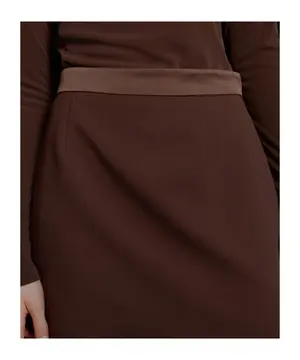Marella Envers Satin Mini Skirt