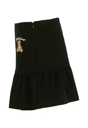 Moschino Teddy Bear-embellished Ruffled Skirt