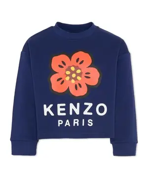 Kenzo Boke Flower Graphic Sweatshirt - Blue