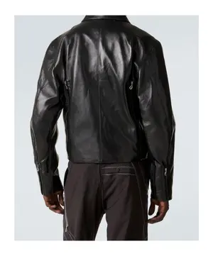 KIKO KOSTADINOV Leather Zip-up Jacket