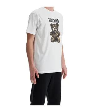 Moschino Teddy Bear Printed Crewneck T-shirt