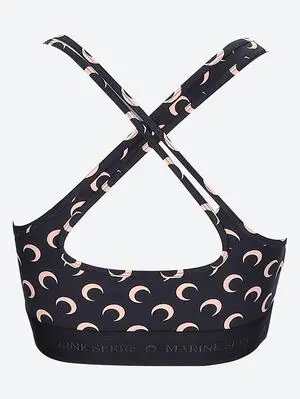 MARINE SERRE Logo Bra